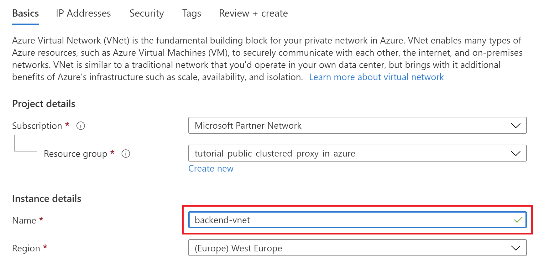 Backend Virtual Machines - Web Filtering Proxy